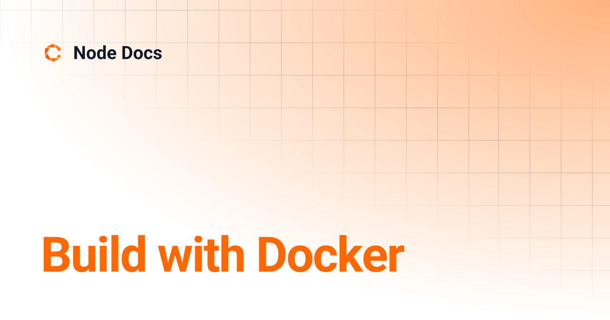 Build with Docker | Node Docs