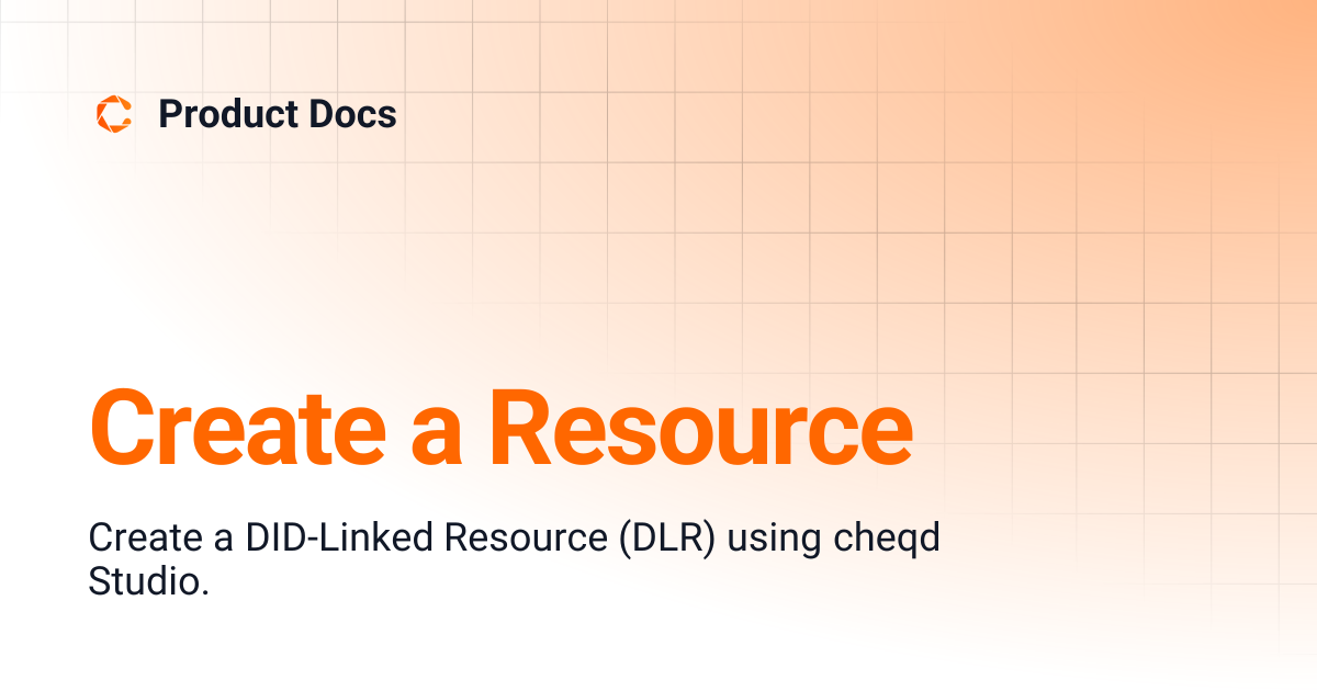 Create a Resource | API Reference | Product Docs
