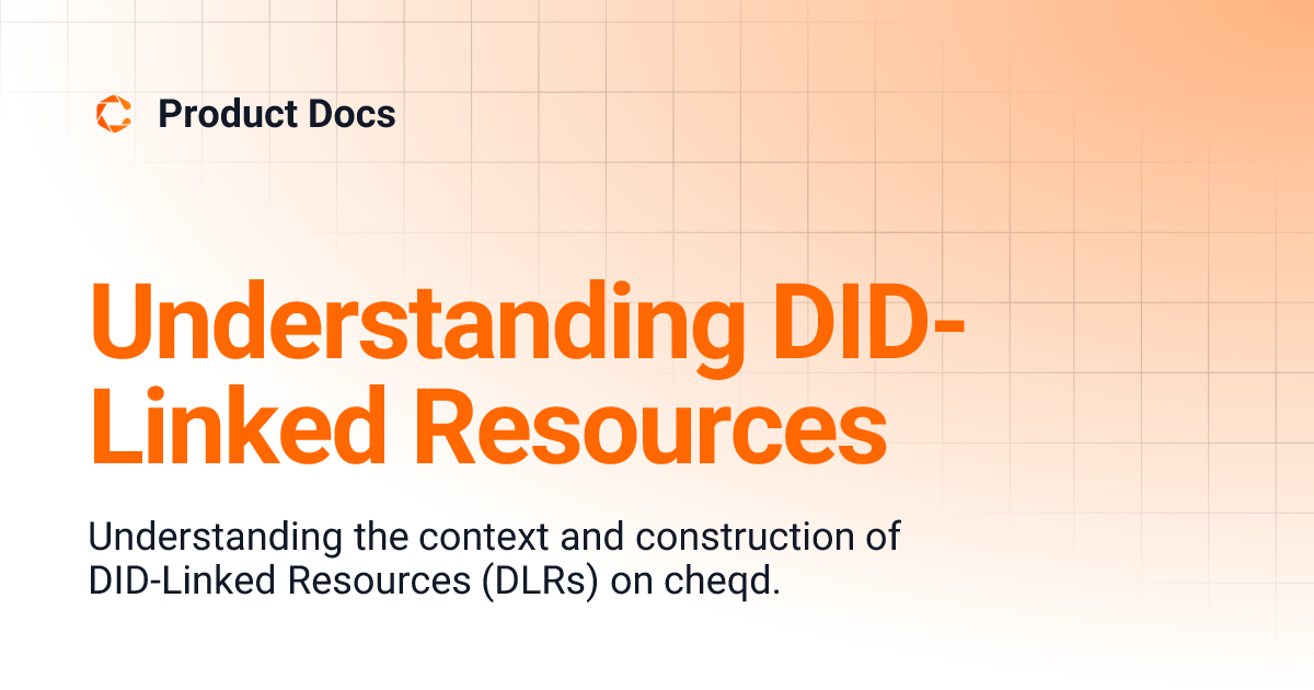 Understanding DID-Linked Resources | Product Docs