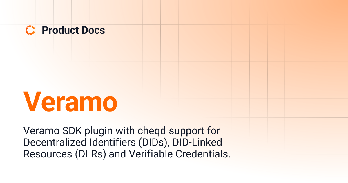Veramo | Product Docs